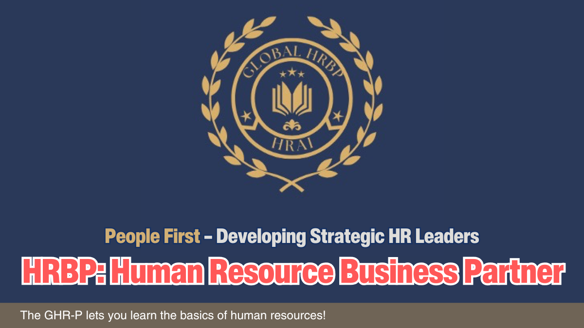 People First – Developing Strategic HR Leaders (HRBP: Human Resource ...
